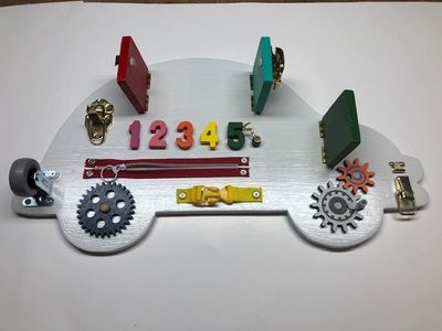 Fun Shaped Busy Boards for Toddlers : 6 Steps (with Pictures ...