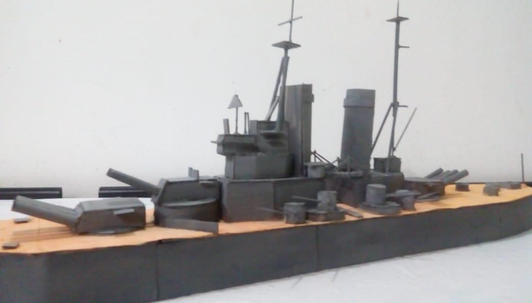 Cardboard Model Battleship Hms Prince Of Wales 19 Steps Instructables