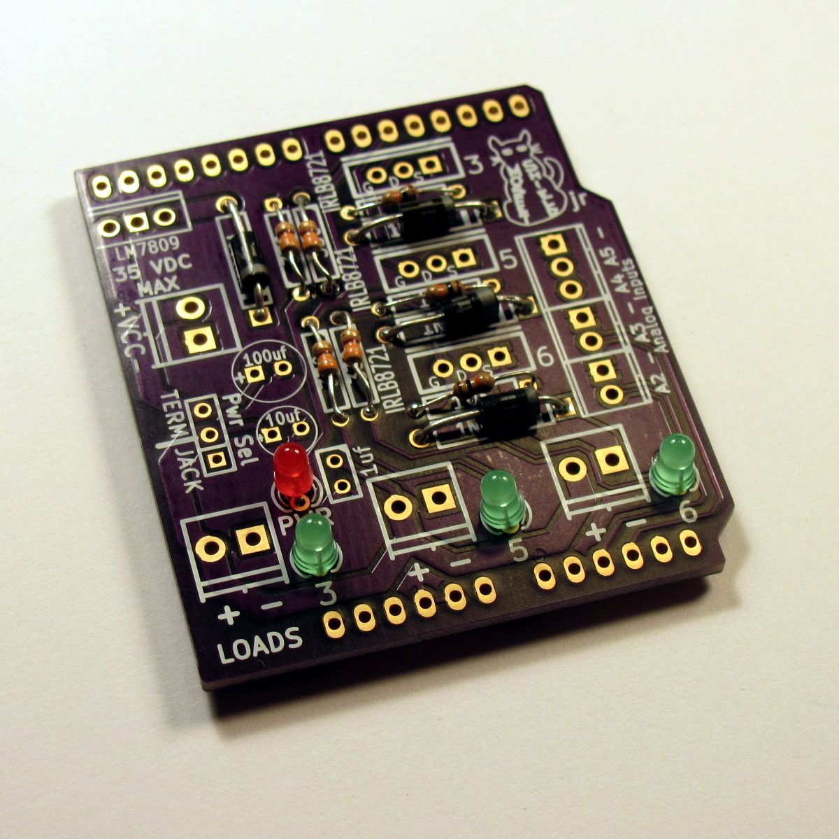 Building and Using a MOSFET Shield for Arduino : 9 Steps - Instructables
