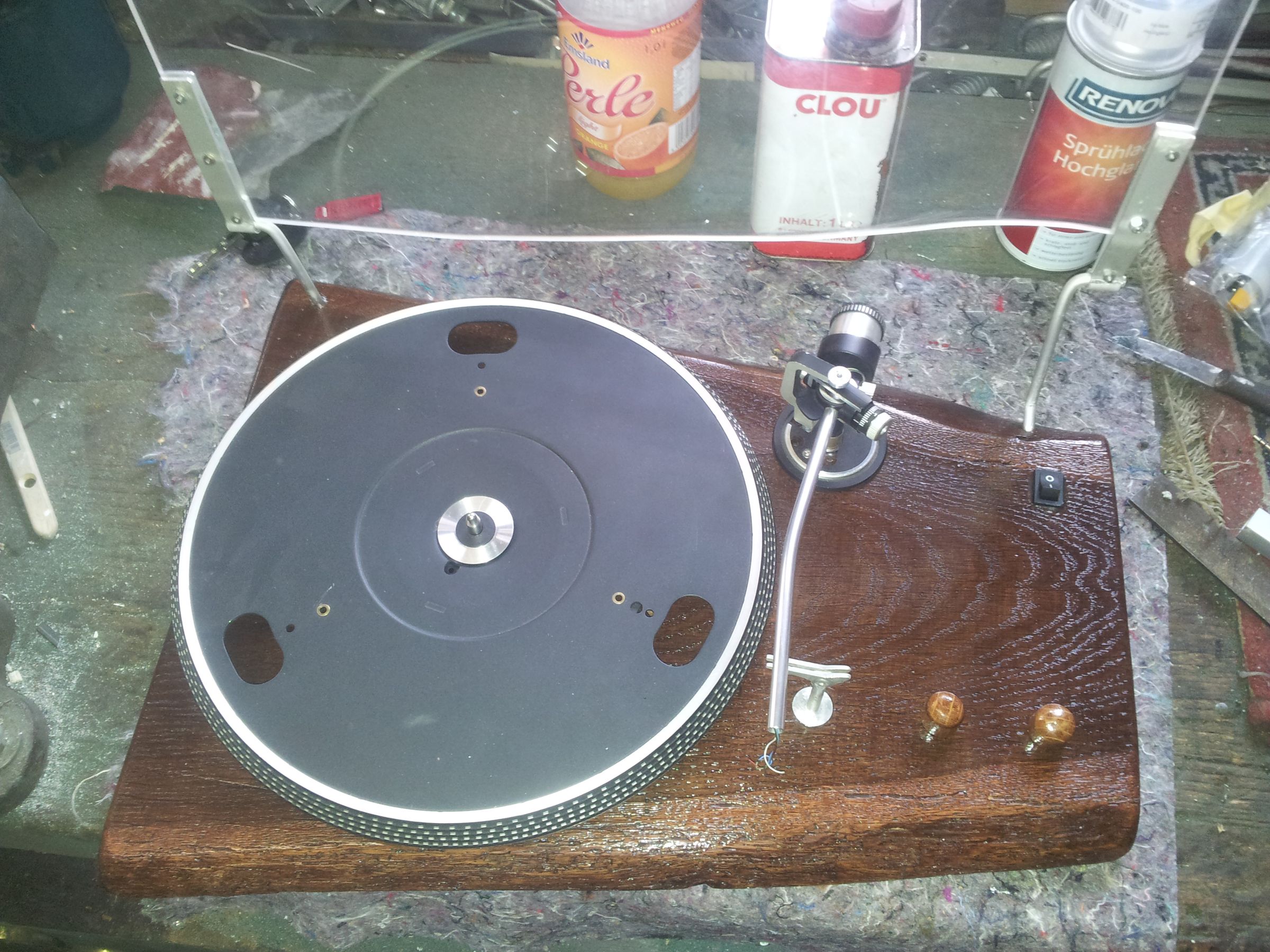 Turntable Made of 100y Old German Oak : 8 Steps (with Pictures ...