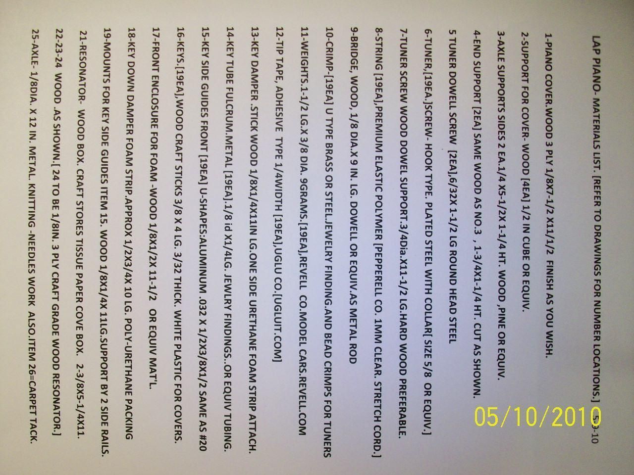 LAP PIANO : 4 Steps - Instructables