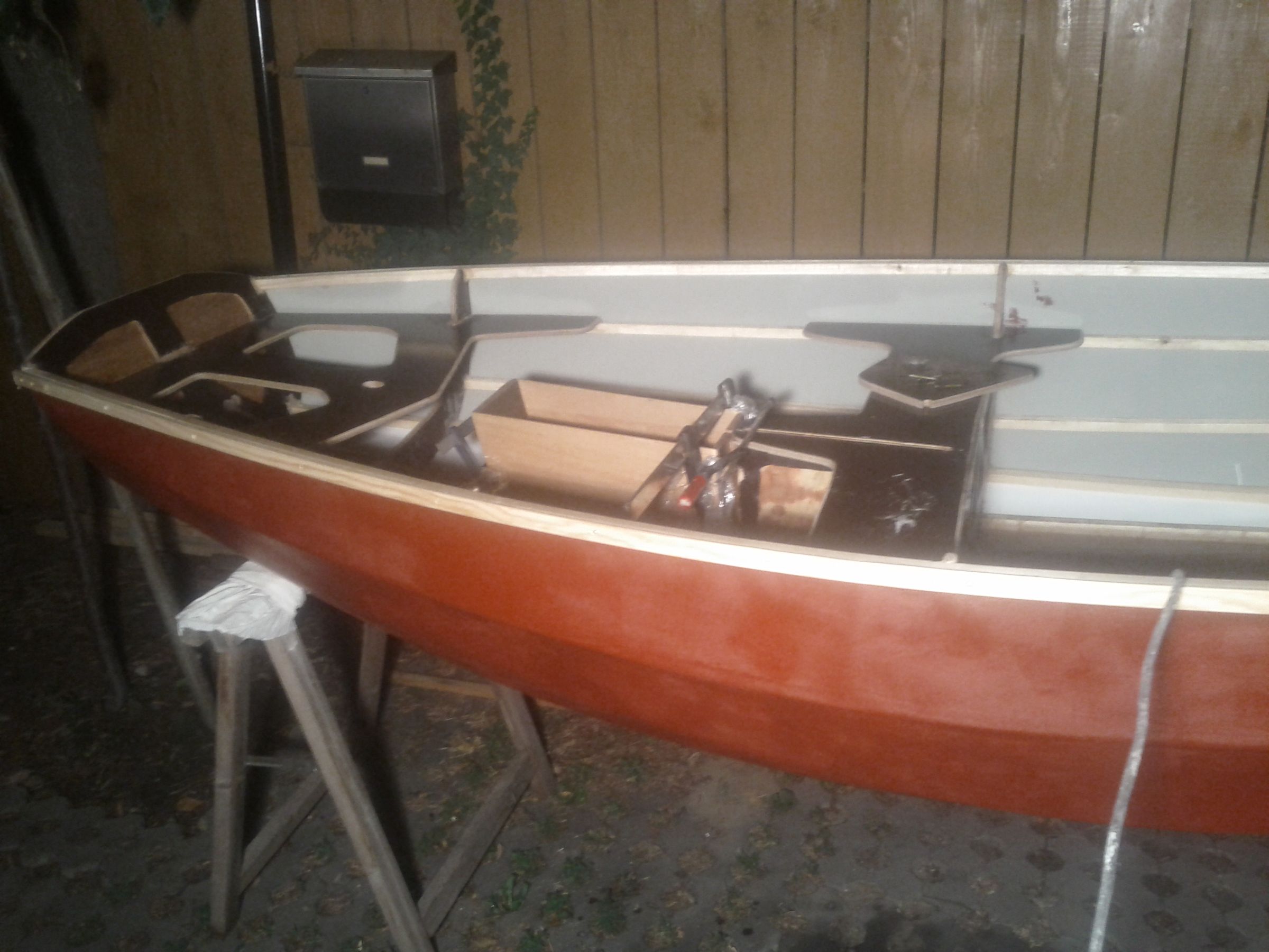 240cm Skin on Frame Sailing Pram With Mirage Drive : 7 Steps (with ...