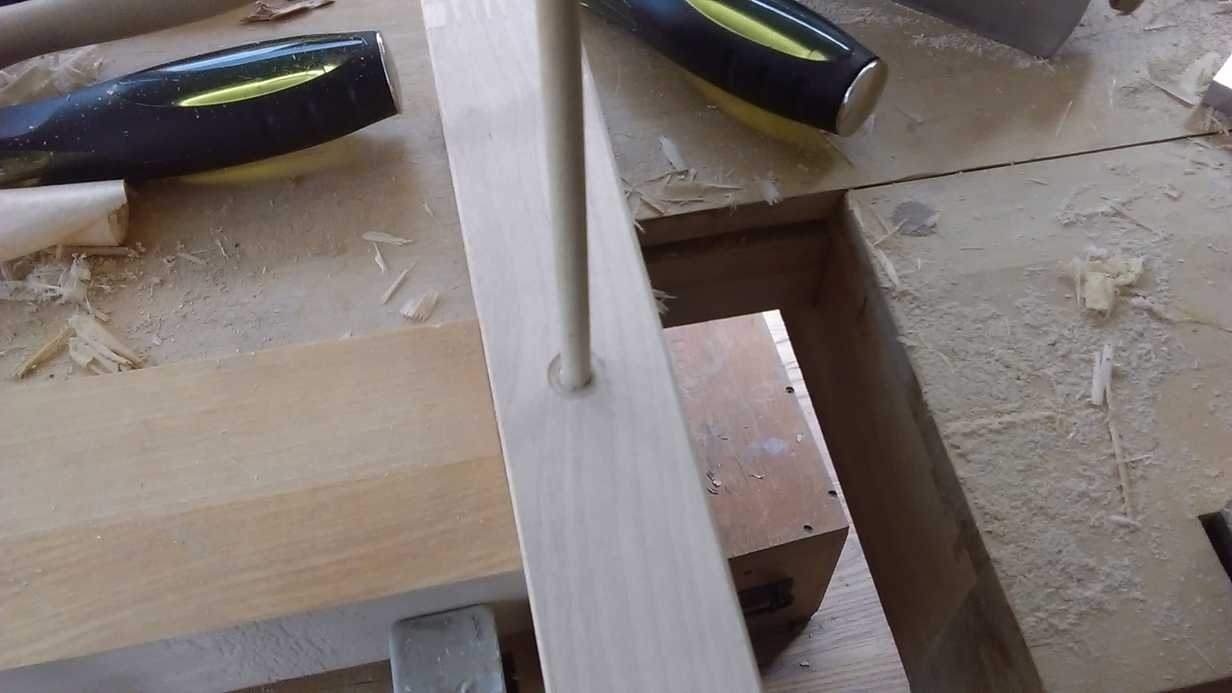 How to Draw Bore a Mortise and Tenon Joint : 3 Steps (with Pictures ...