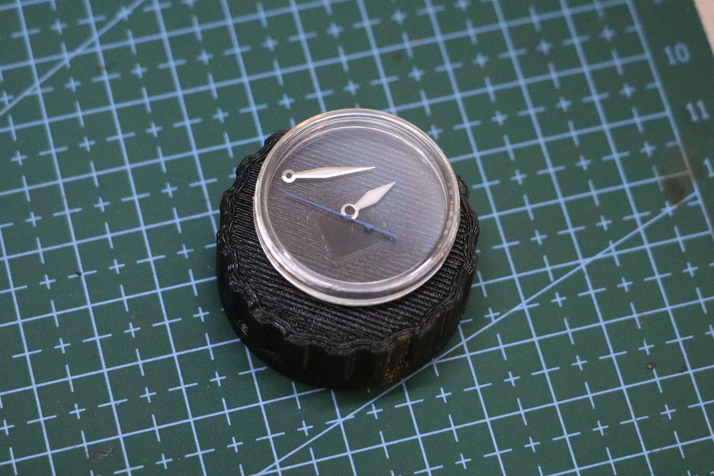 Watch Dial Using Printed Circuit Board (PCB) | DIY Mechanical Watch ...