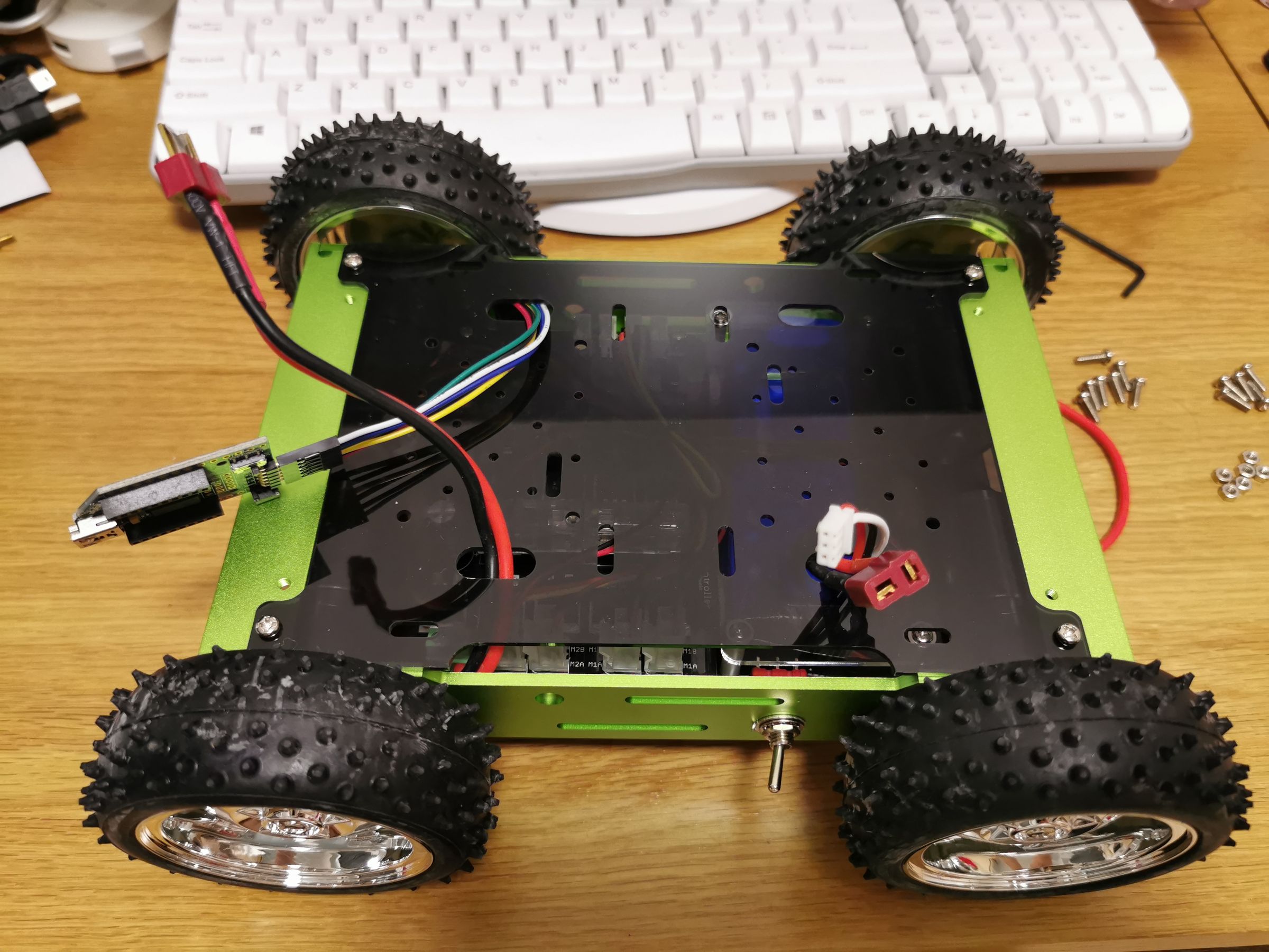 Gesture Control Skeleton Bot - 4WD Hercules Mobile Robotic Platform ...