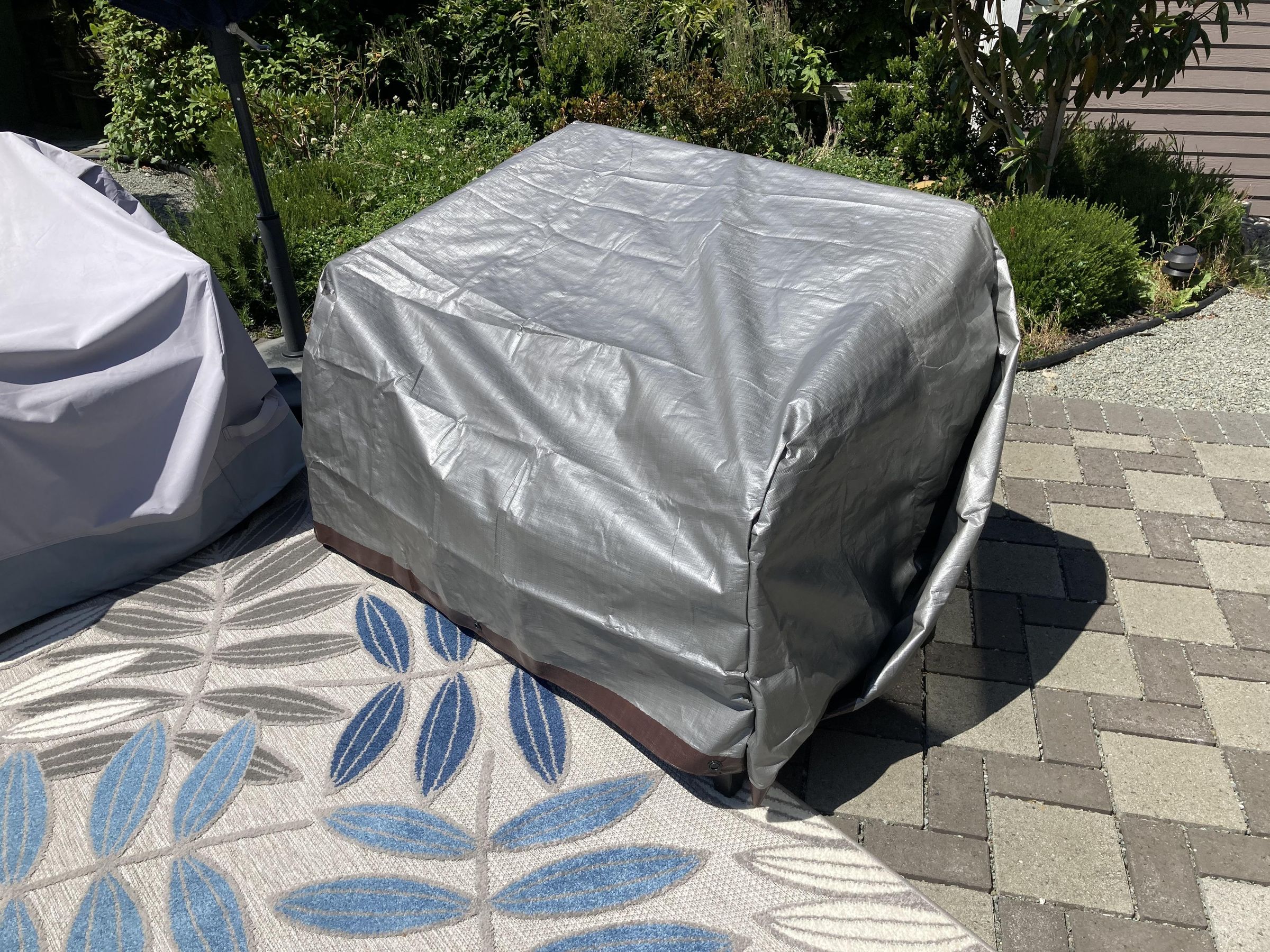 Tarp Outdoor Patio Furniture Cover- With Fused Tarp Seams by Melting ...