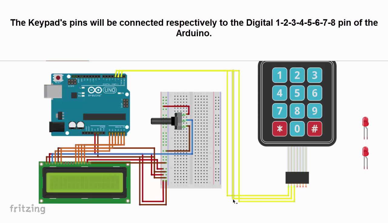 Arduino - Security Panel System With Using Keypad and LCD Display : 5 ...