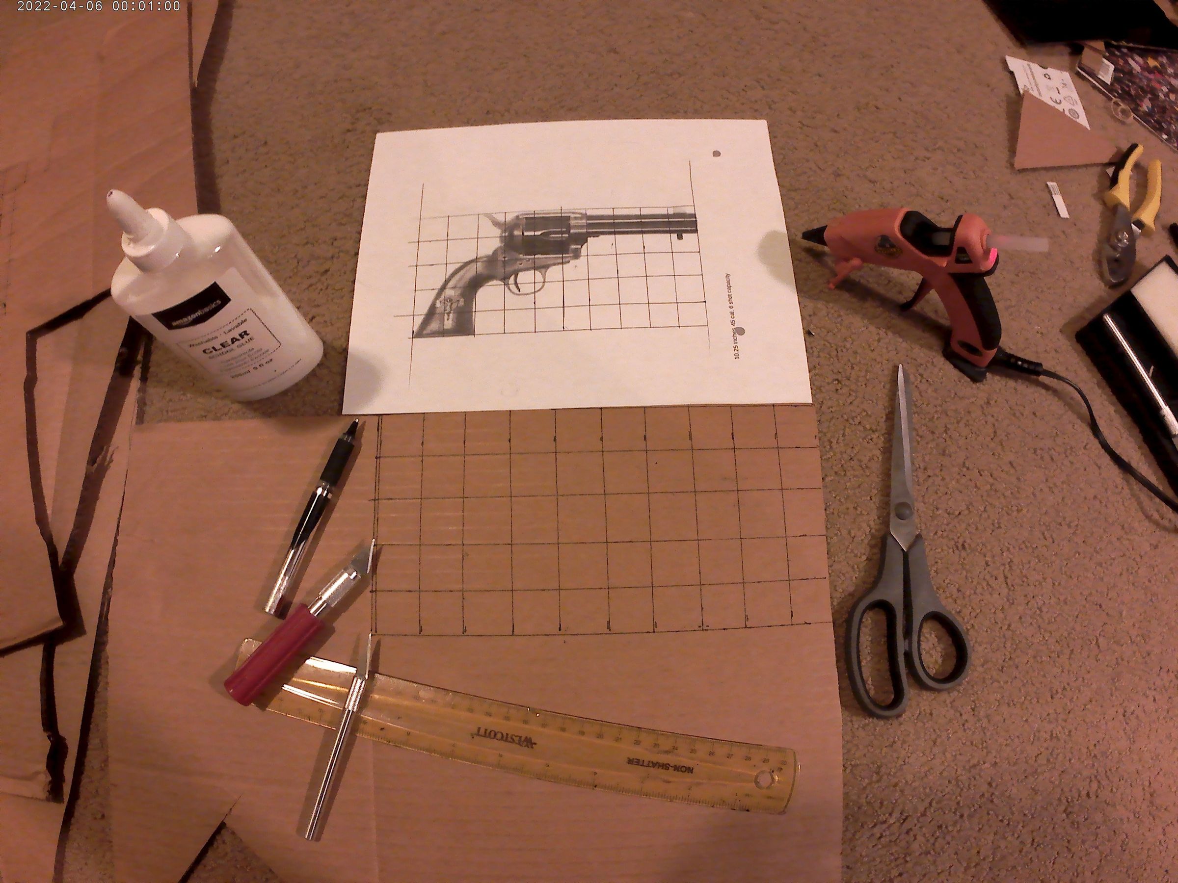 Cardboard SAA Colt .45 : 5 Steps - Instructables