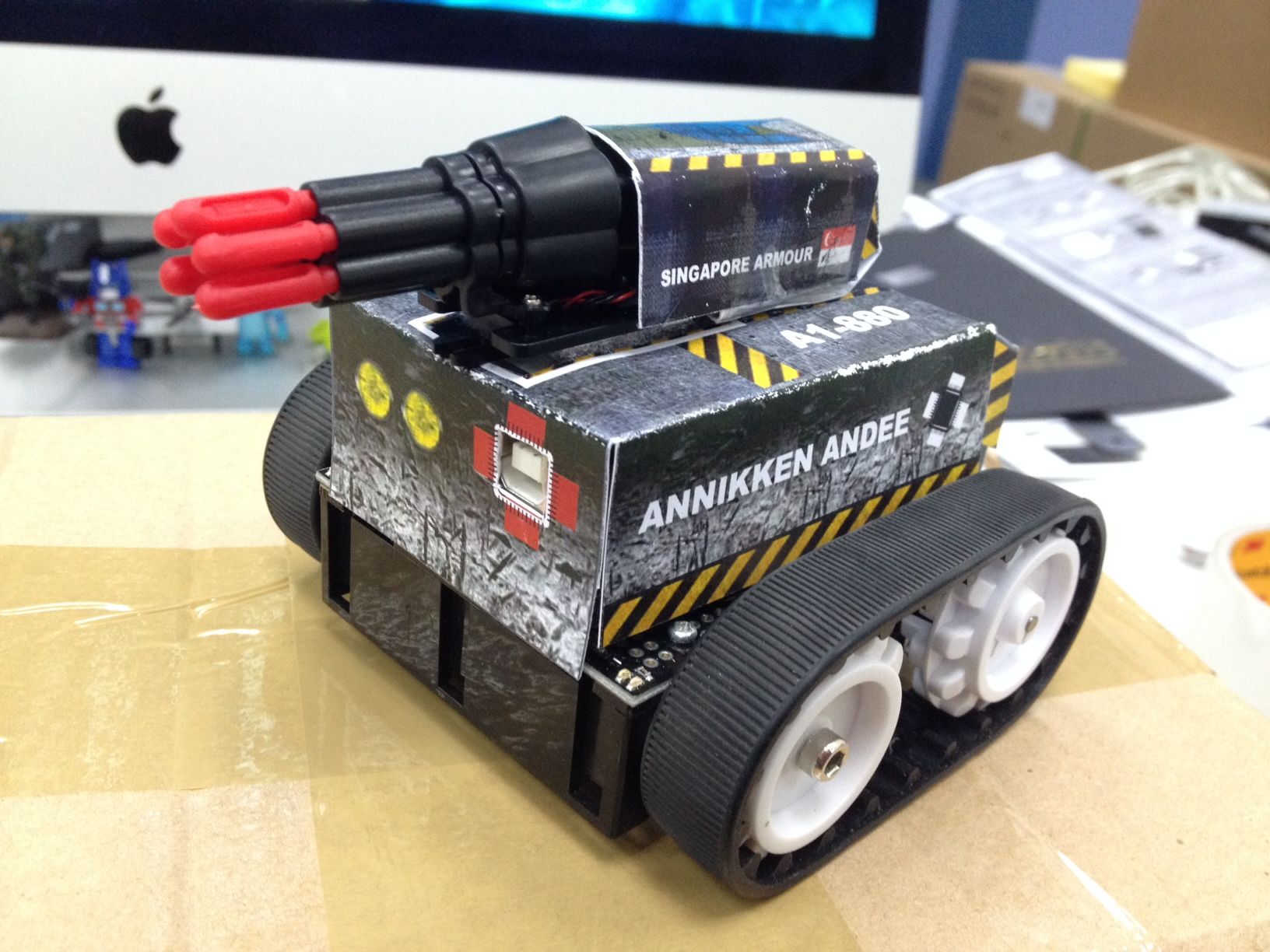 Smartphone Controlled Arduino Tank Using Annikken Andee : 6 Steps (with ...