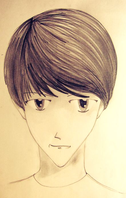 How to Draw a Manga Boy (Face) : 8 Steps - Instructables