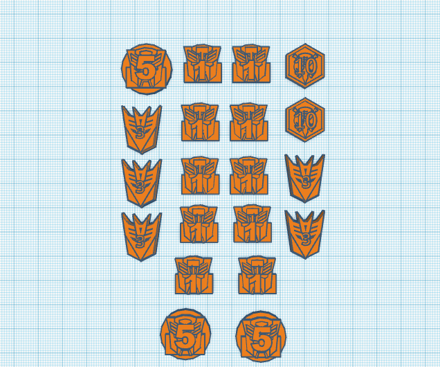 Transformers Damage Counters - 3D Printed : 3 Steps - Instructables