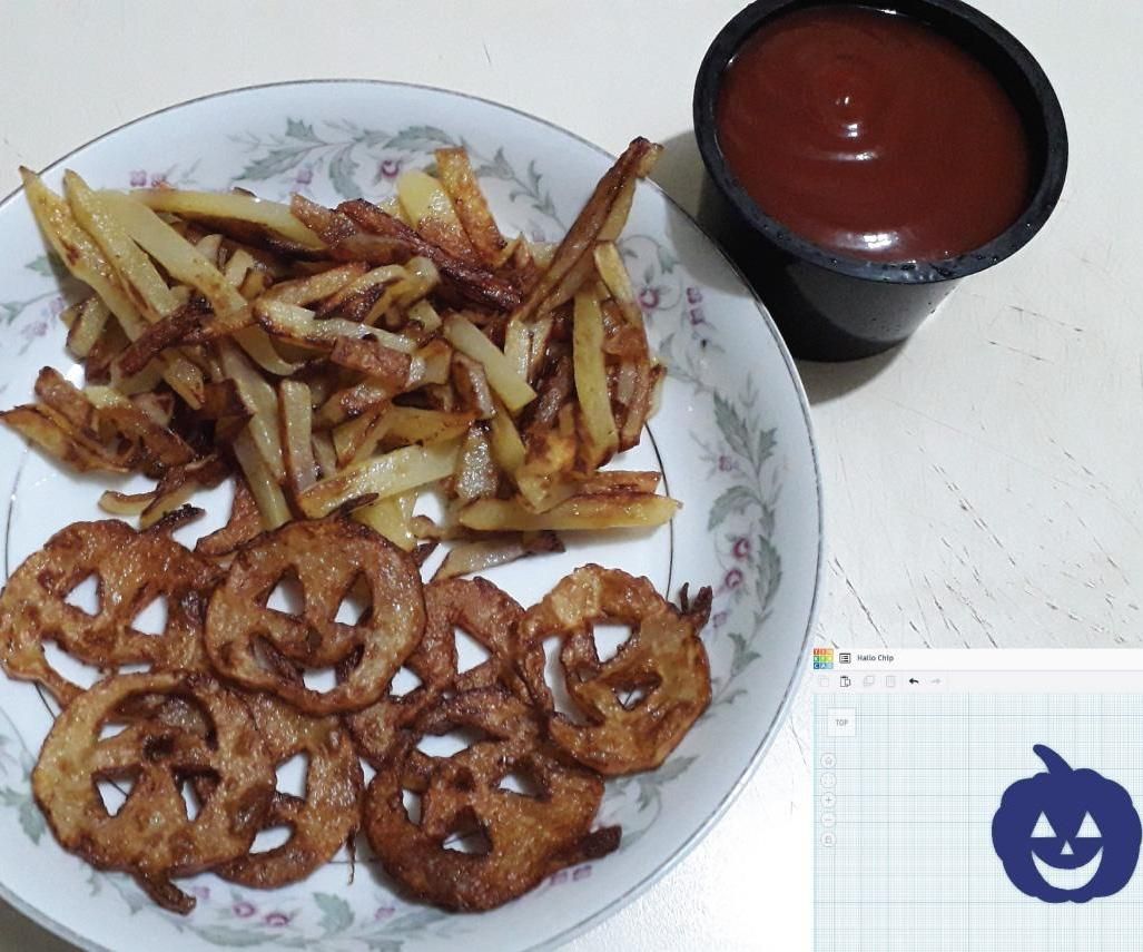 3D Spicy Hallo Chips : 10 Steps (with Pictures) - Instructables