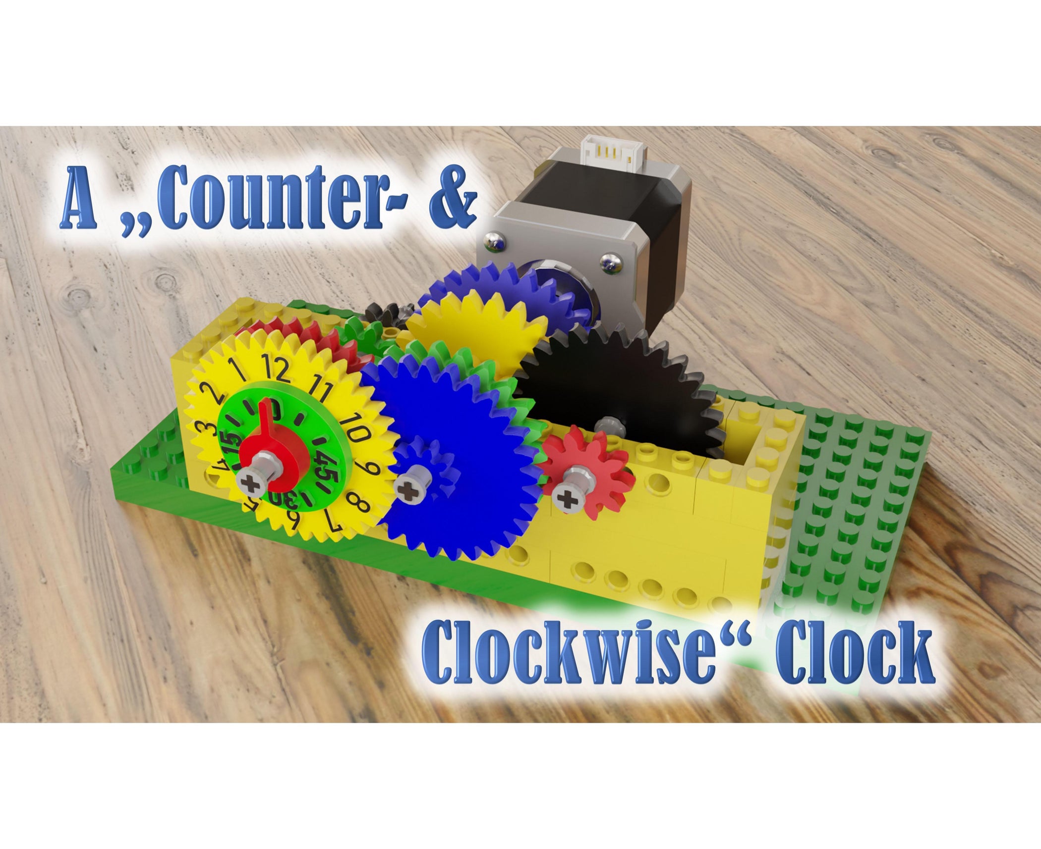 A "Counter-and-Clockwise" Clock : 6 Steps - Instructables