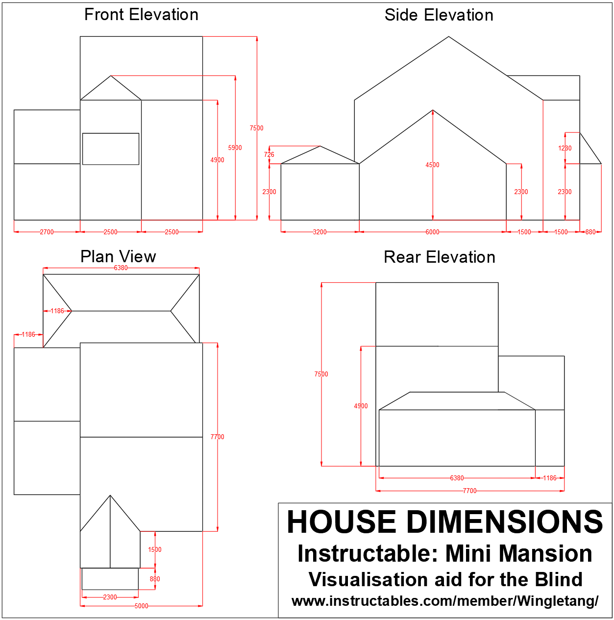 'Mini Mansion' - Visualisation Aid for the Blind : 12 Steps (with ...