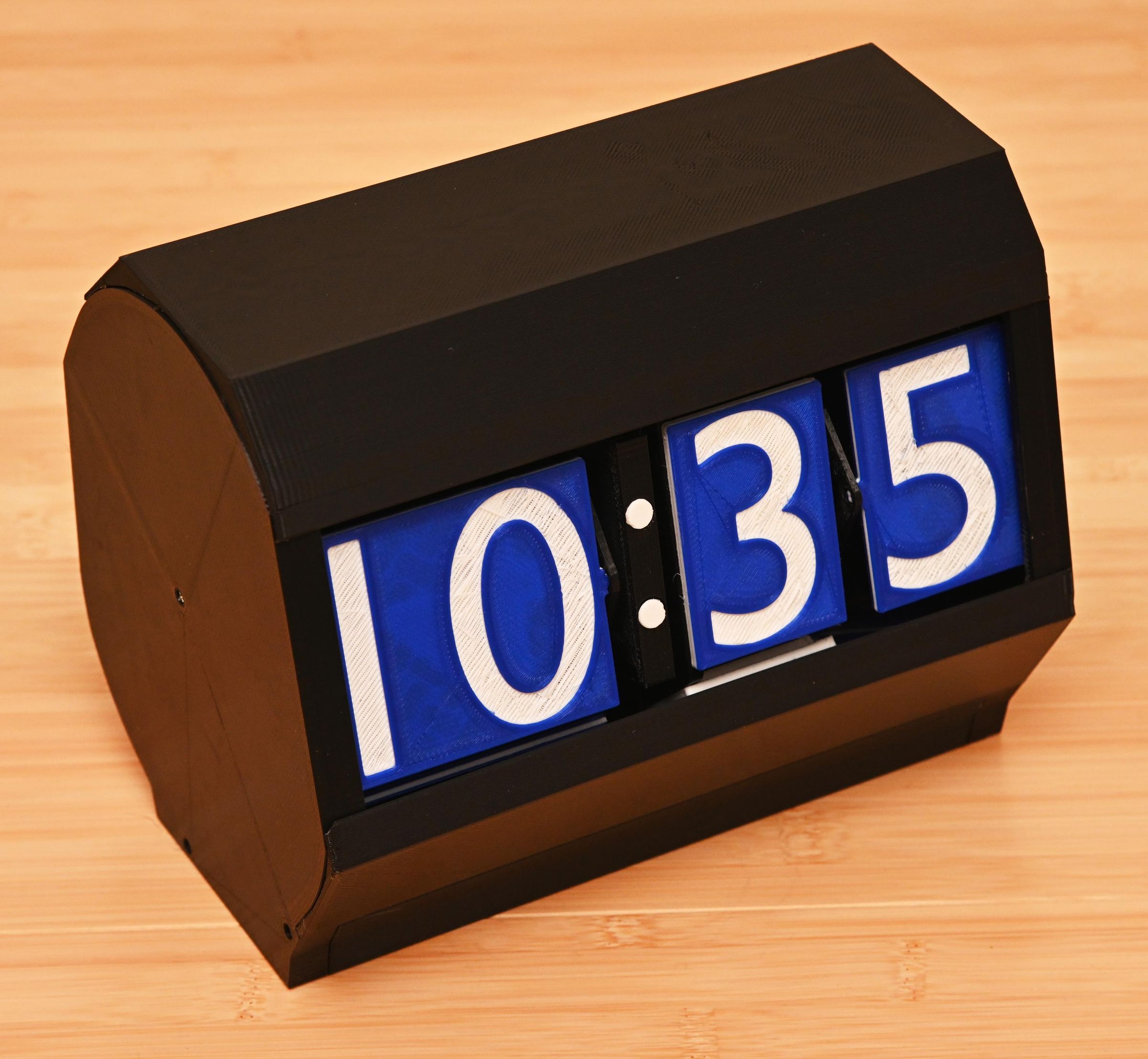 Non-Split Flap Digital Clock : 7 Steps (with Pictures) - Instructables