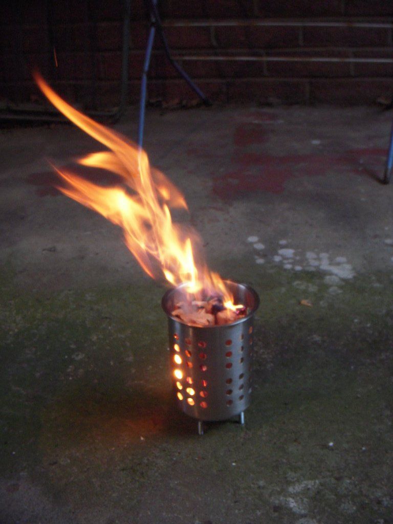 Lazyman's Mini Camping Brazier : 7 Steps - Instructables