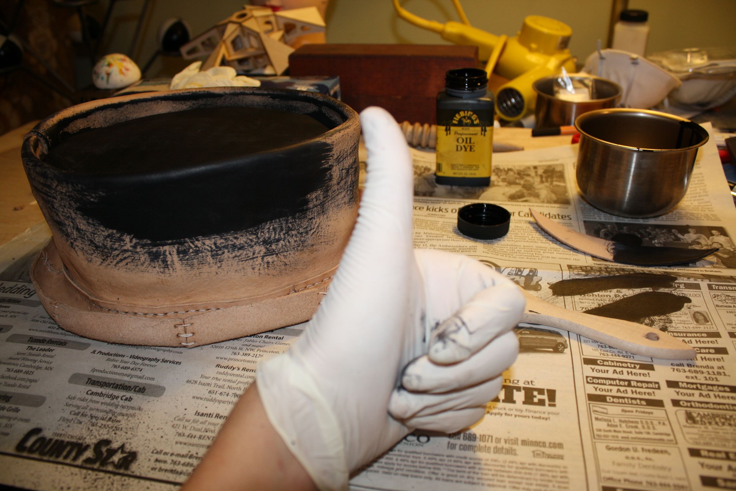 How to Make a Leather Hat : 8 Steps (with Pictures) - Instructables