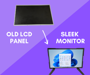 Convert Old Display Panel Into Sleek Monitor : 10 Steps (with Pictures ...