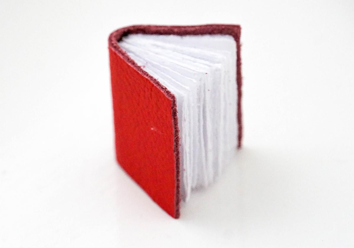 DIY Mini Book With Long Stitch Binding | How to Make a Tiny Bound Book ...