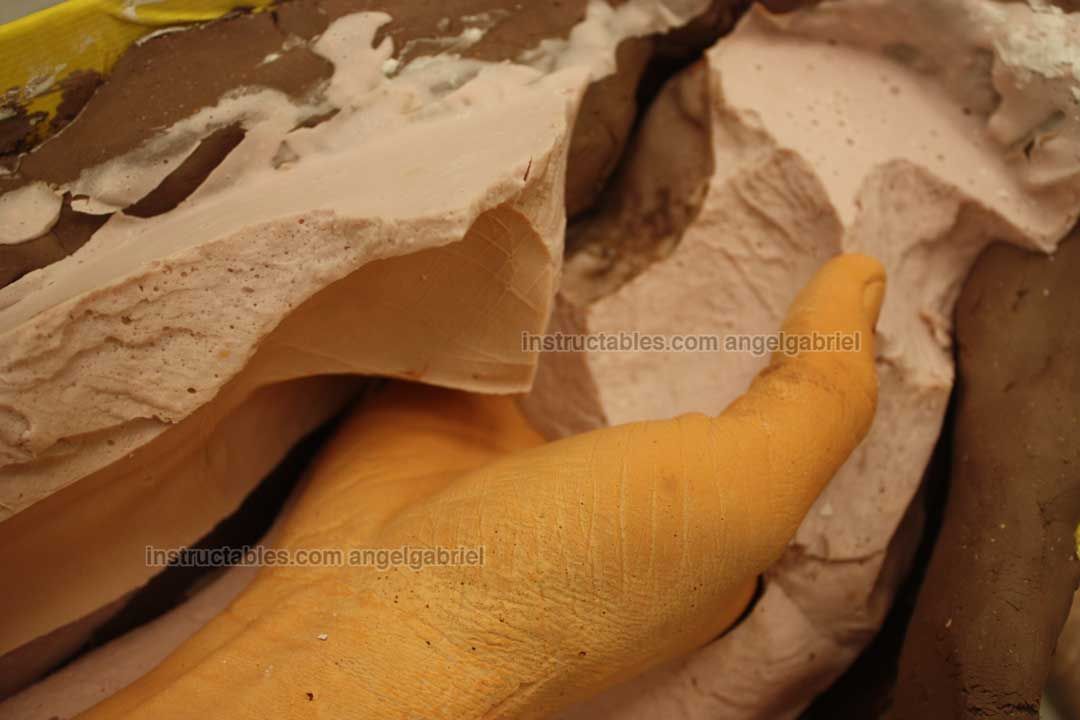 Plaster Alginate Casts of My Hand DIY : 5 Steps (with Pictures ...