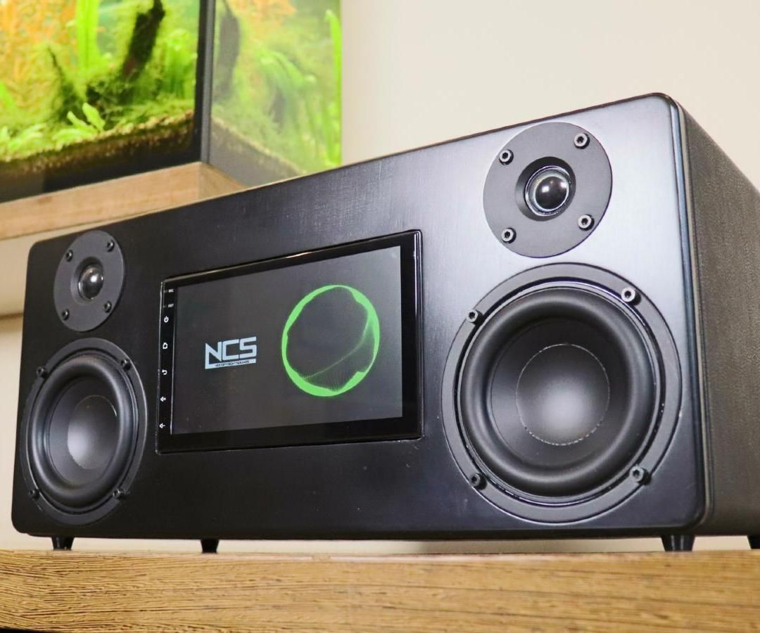 Portable Multimedia Bluetooth Speaker With 7" Screen : 5 Steps (with ...