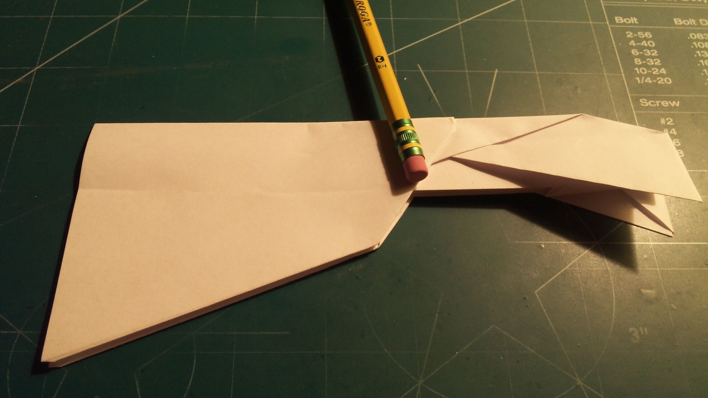 How to Make the Super StratoVulcan Paper Airplane : 6 Steps (with ...