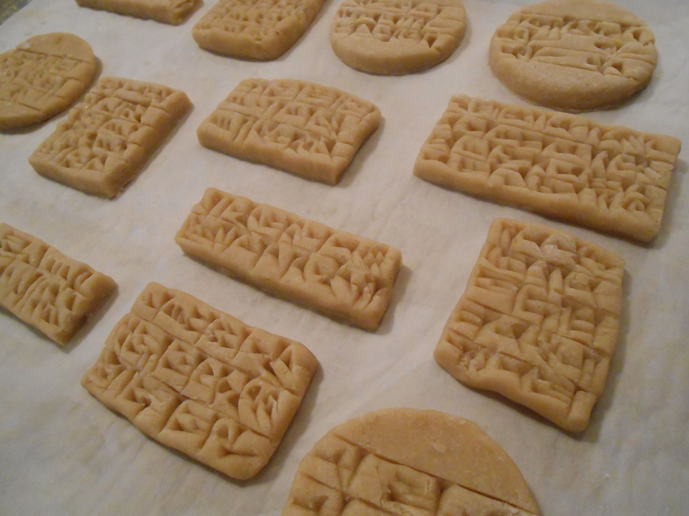 Cuneiform Clay Tablet Cookies : 7 Steps (with Pictures) - Instructables