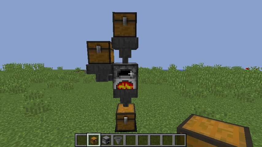 Minecraft Hopper Furnace