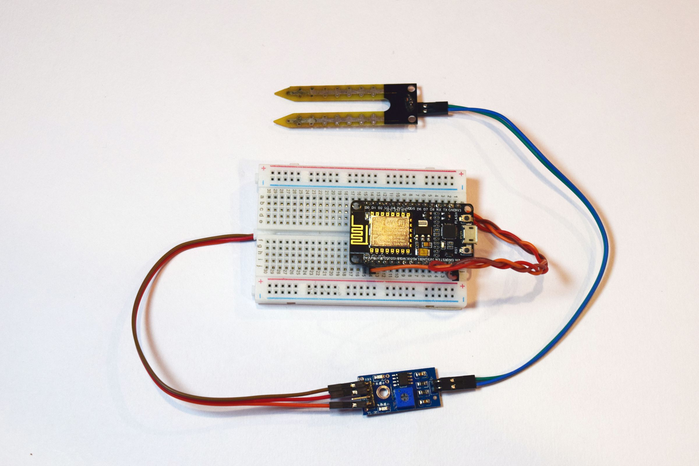 Interface Moisture Sensor With NodeMCU : 7 Steps (with Pictures ...