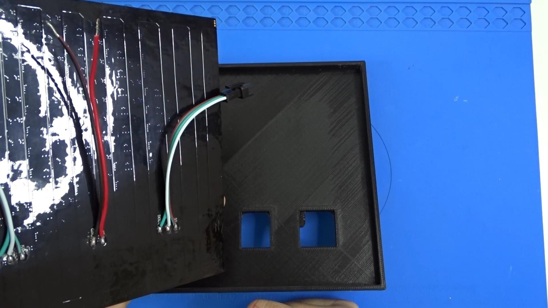 DIY WLED 16x16 LED Smart RGB Matrix Panel With ESP32 and INMP441 : 10 ...