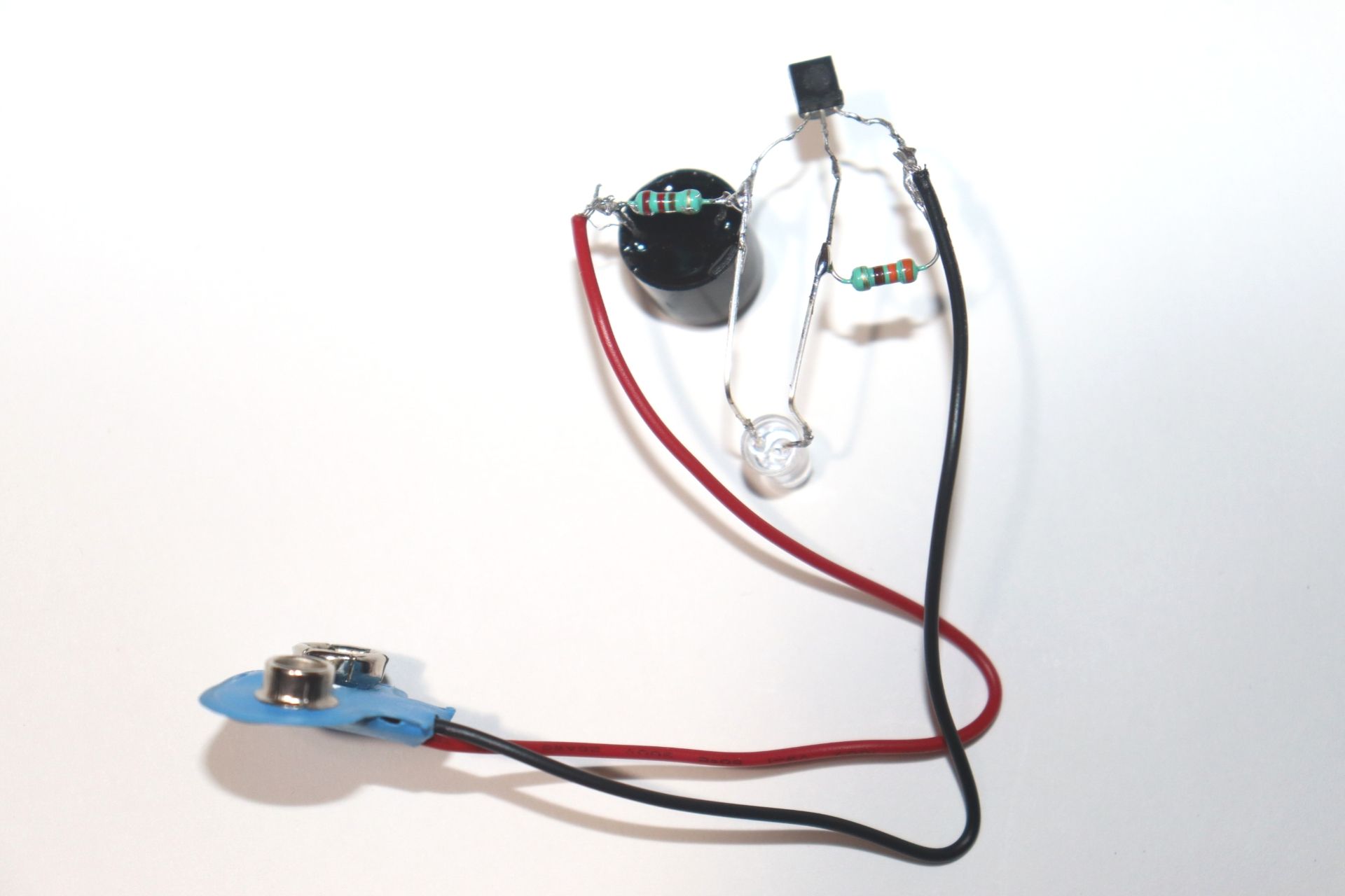 How to Make Bicycle Horn Circuit Using BC547 Transistor : 8 Steps ...