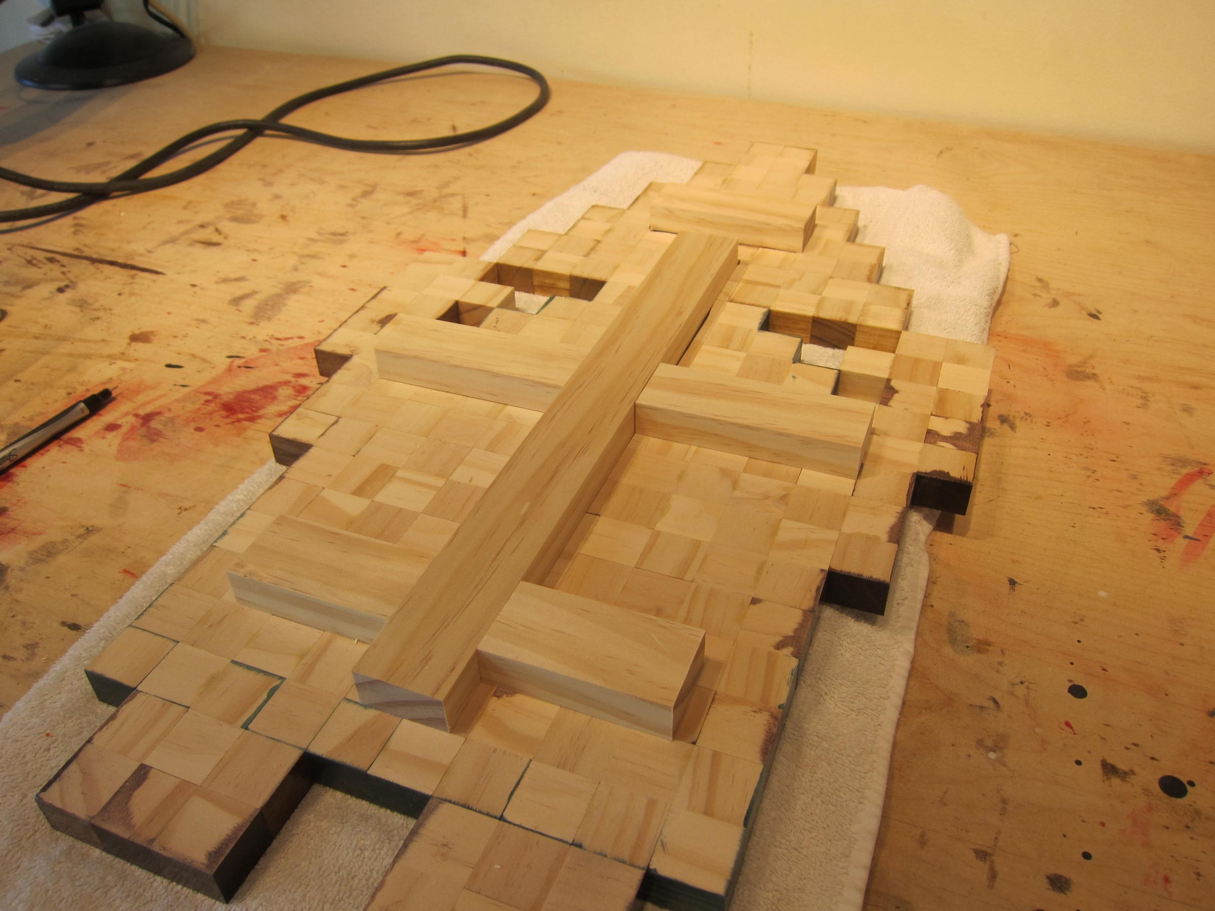 Stained Wood Pixel Art : 7 Steps (with Pictures) - Instructables