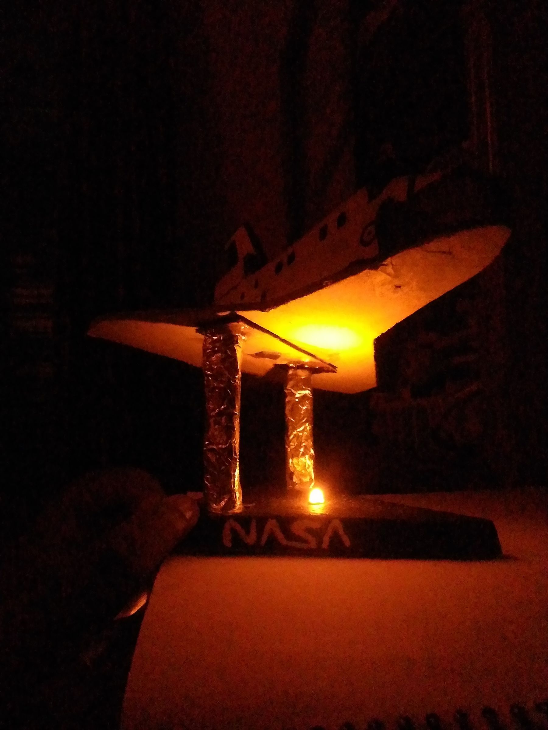 Space Shuttle Atlantis Cardboard Model (With Detachable Cardboard Stand ...