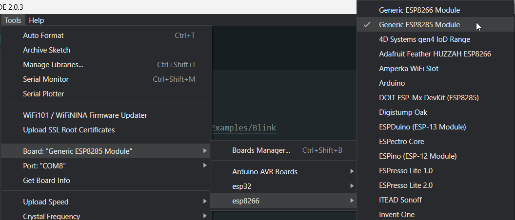 How To Program Boot Flash An Esp 03 Esp8266 Esp8265 Esp03