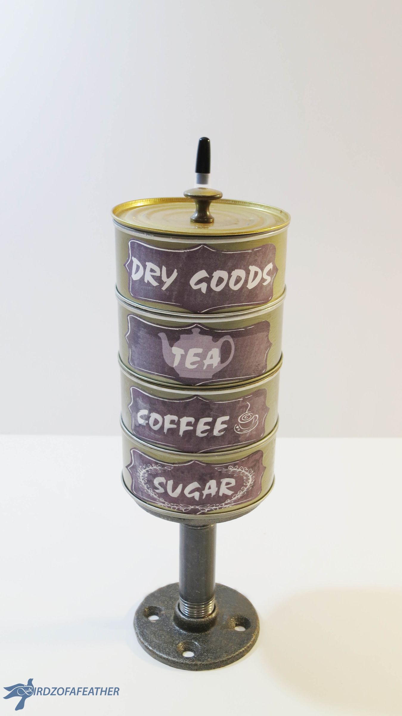 Tuna Can Swing Out Storage Tower : 17 Steps (with Pictures) - Instructables