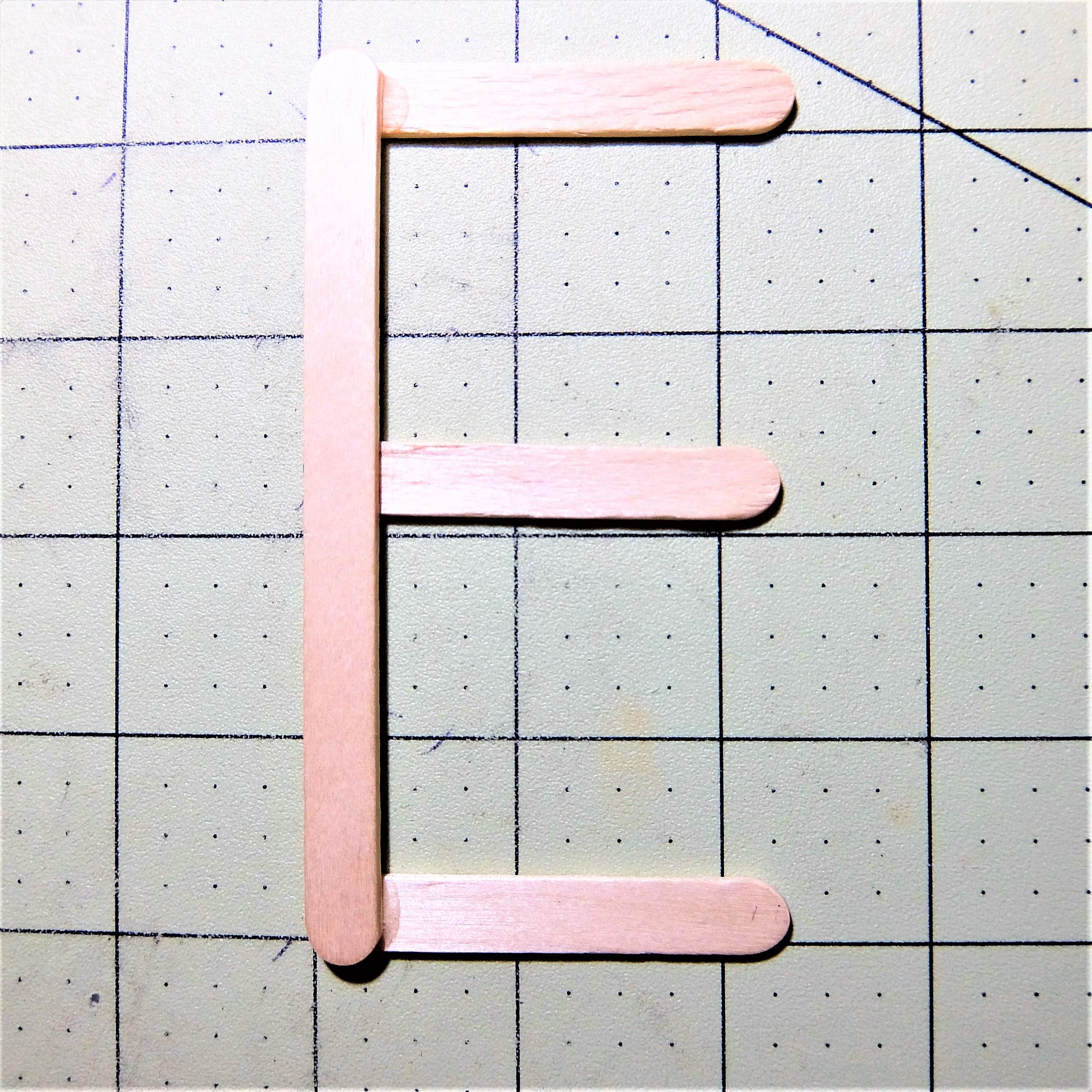 Make Popsicle Sticks Letters a to Z : 26 Steps - Instructables