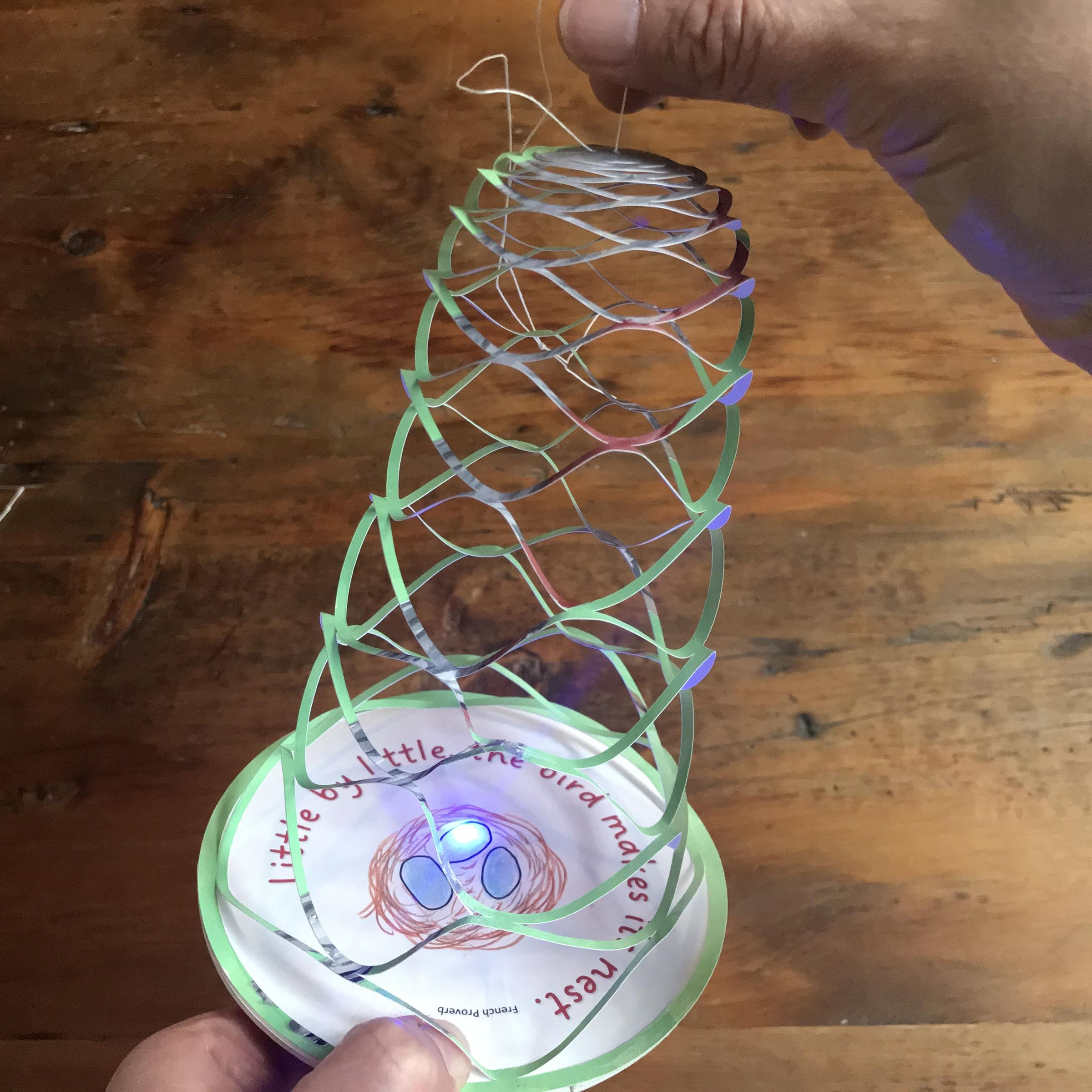 Electrified Cobweb Card (Featuring Chibitronics) : 7 Steps (with ...