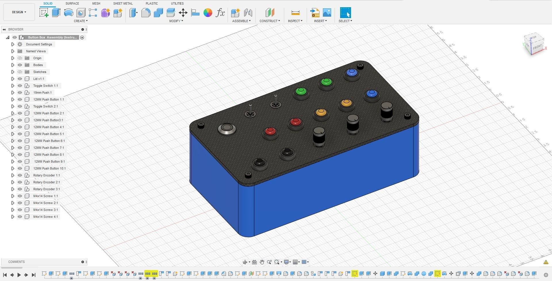 How to Design a Button Box Housing With Schematic and PCB : 7 Steps ...