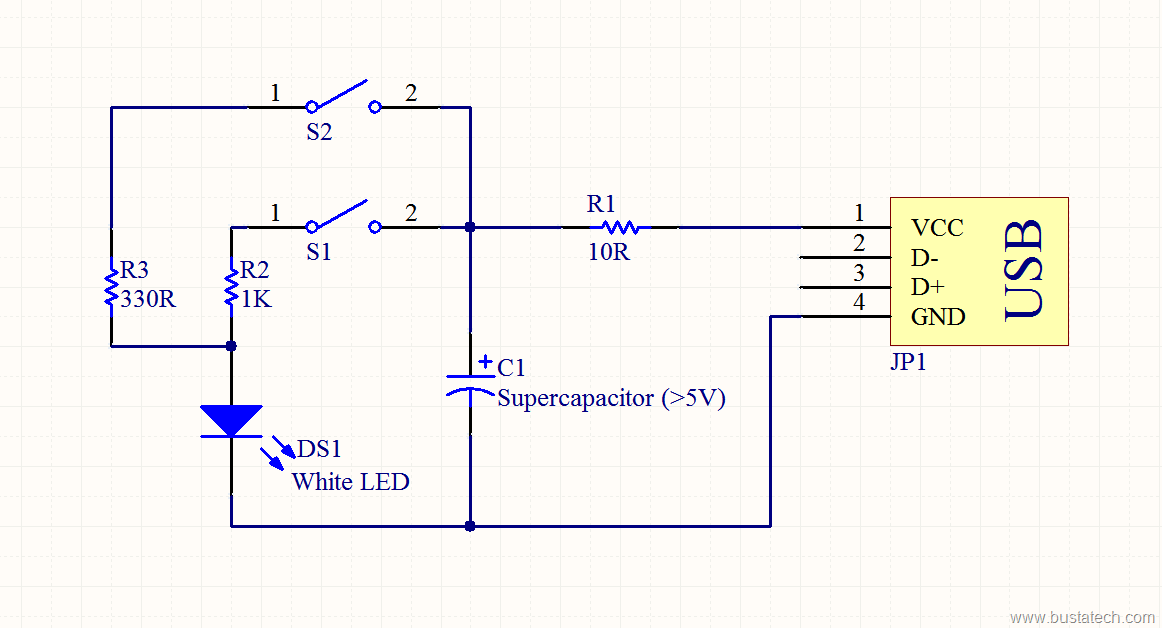 Supercapacitor USB Light : 8 Steps (with Pictures) - Instructables