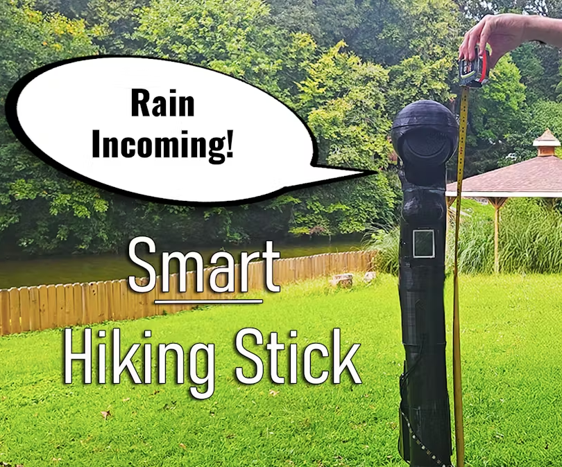 A Smart Hiking Stick for the Visually Impaired : 13 Steps (with ...