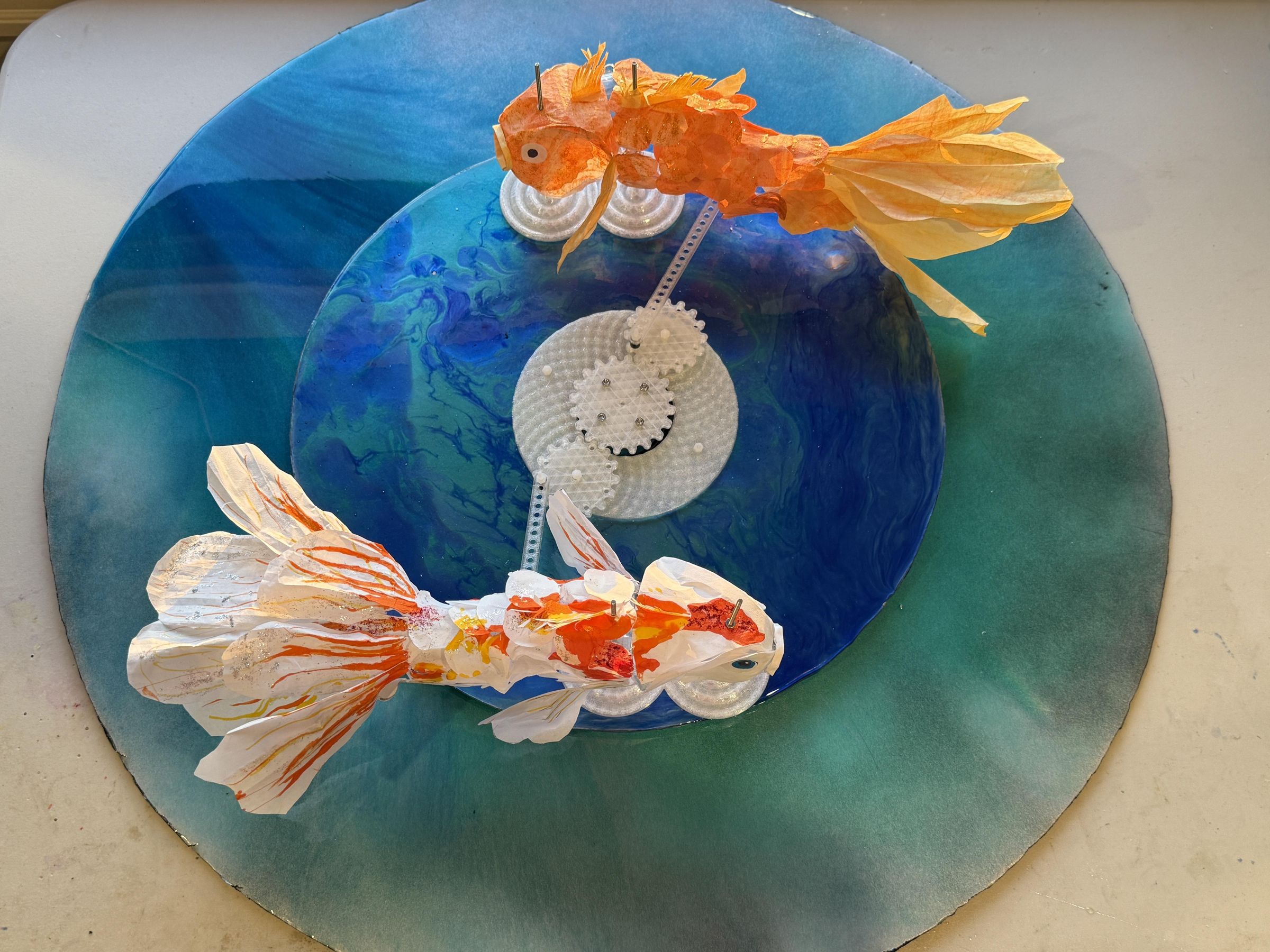 Kinetic Koi — Swimming, Turning & Wagging in Motion : 8 Steps (with ...
