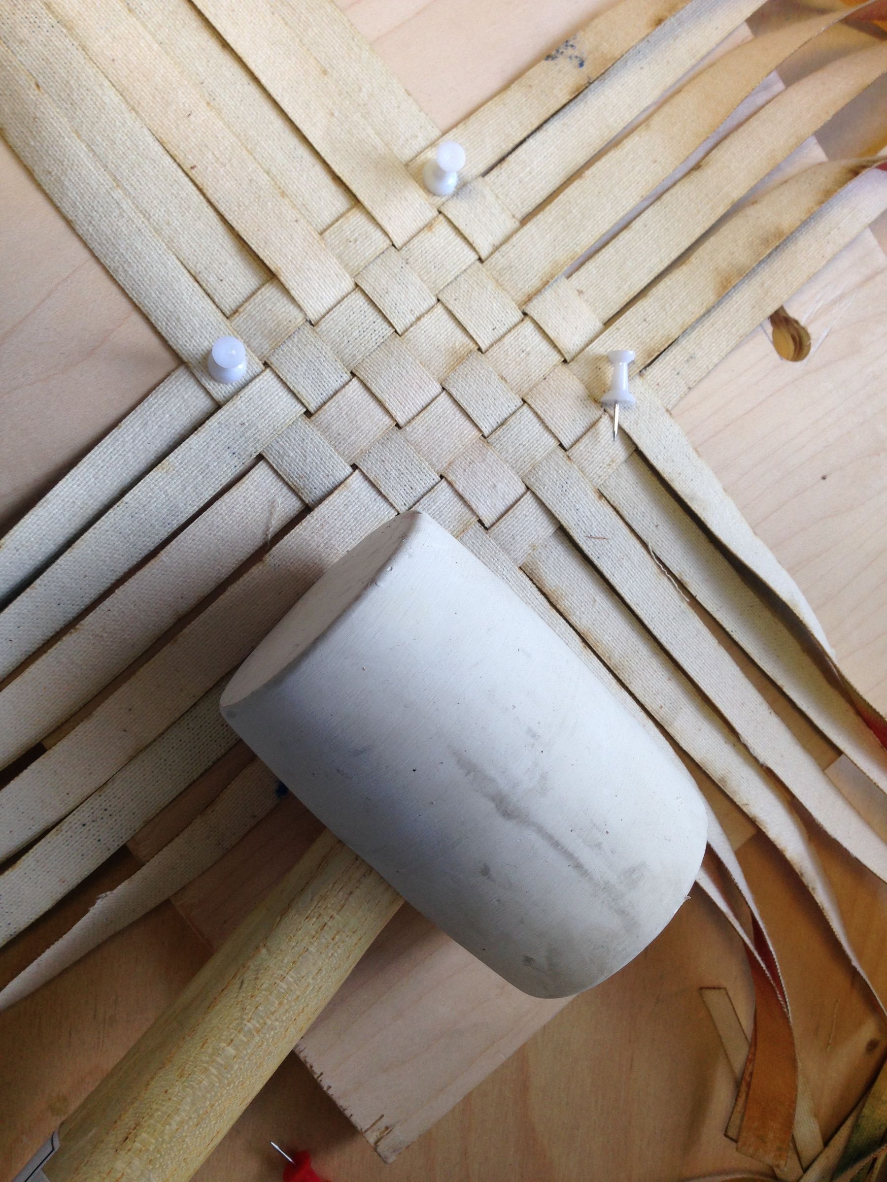 Painted Canvas Strip Basket : 9 Steps (with Pictures) - Instructables