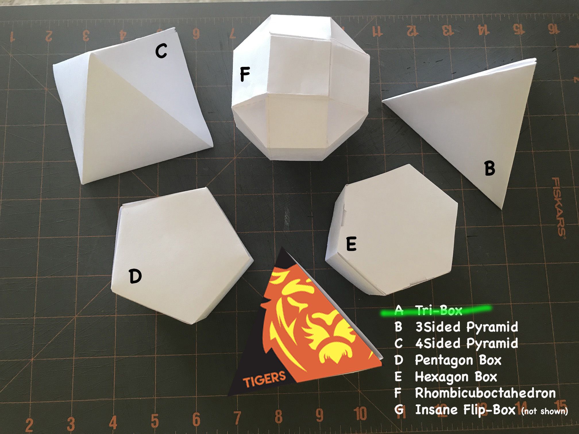 Handmade Custom Shaped Gift Box Series: Beginner - Tri-Fold Box : 6 ...