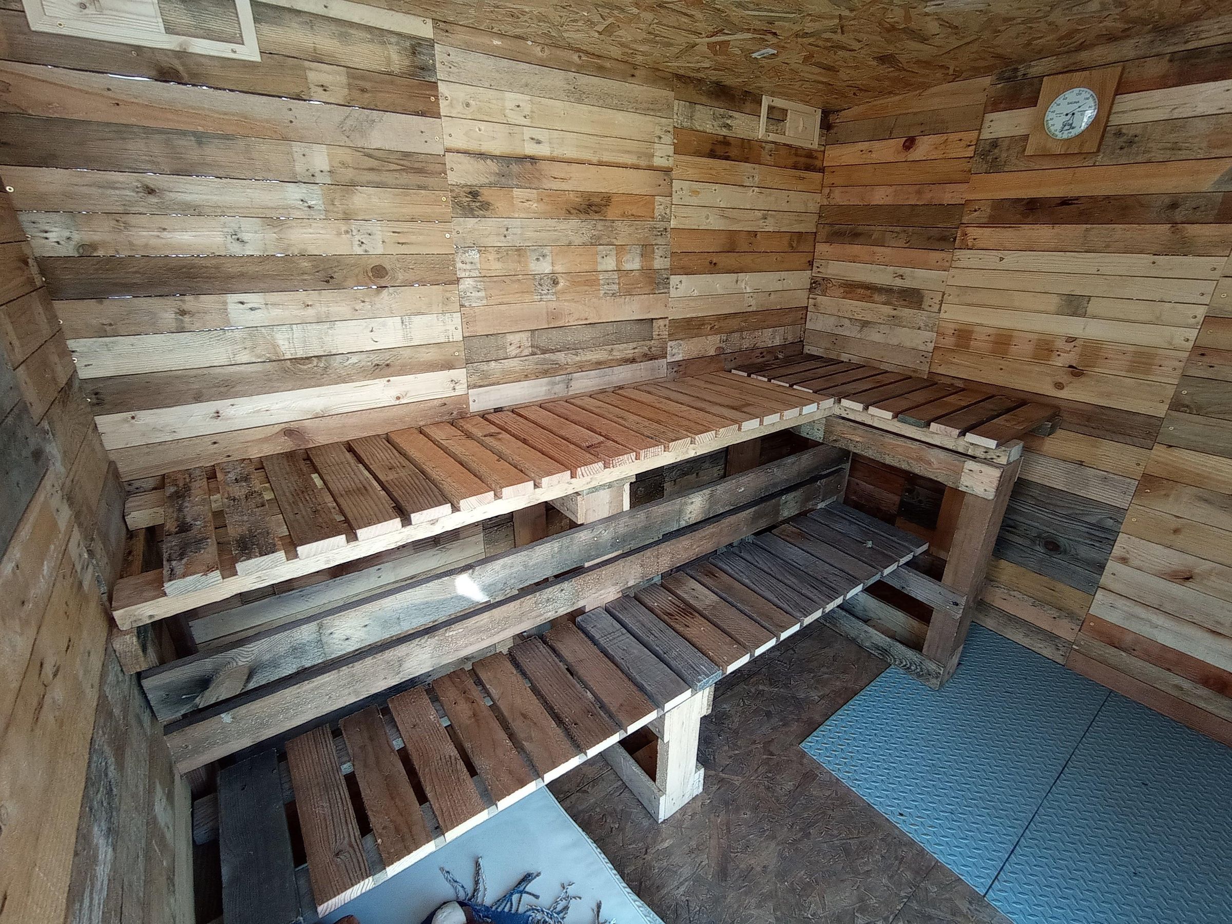 My Pallet Sauna : 12 Steps (with Pictures) - Instructables
