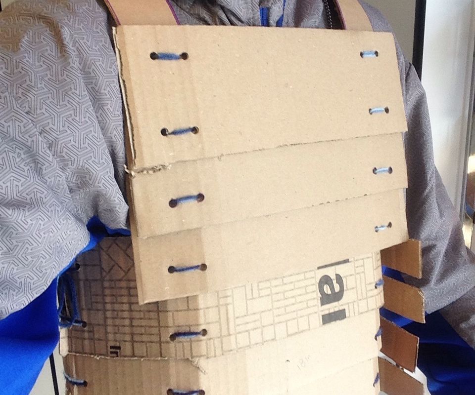 Cardboard Samurai Armor : 10 Steps - Instructables
