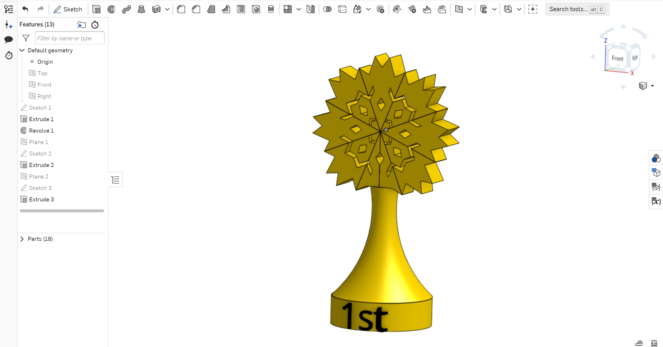 3D Snowflake Trophy : 16 Steps - Instructables