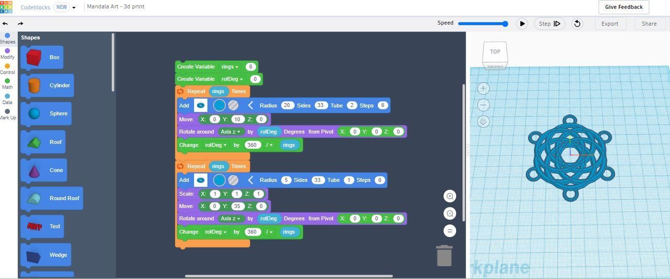 LaserCut Jewelry Using TinkerCad Codeblocks : 3 Steps - Instructables