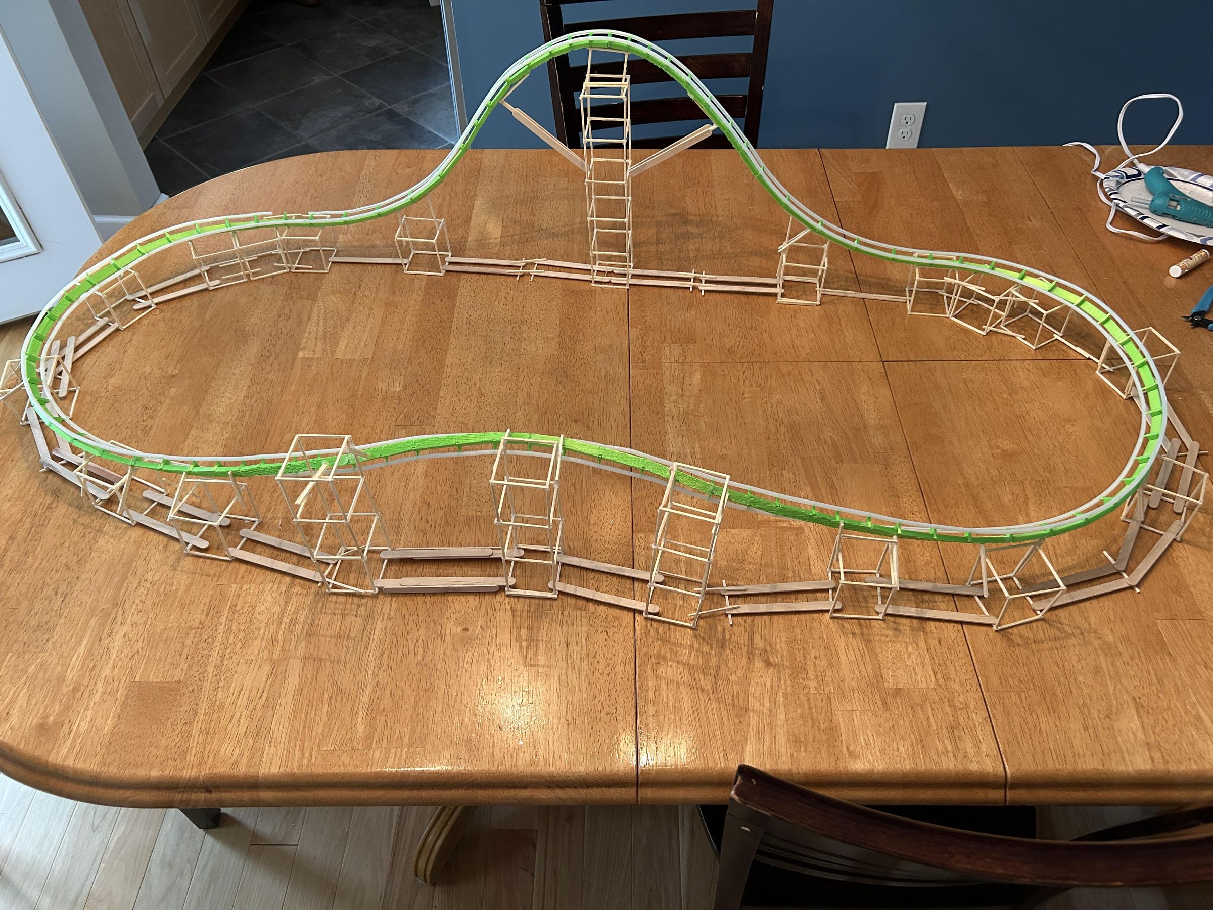 Roller Coaster Track and Structure Model : 9 Steps (with Pictures ...