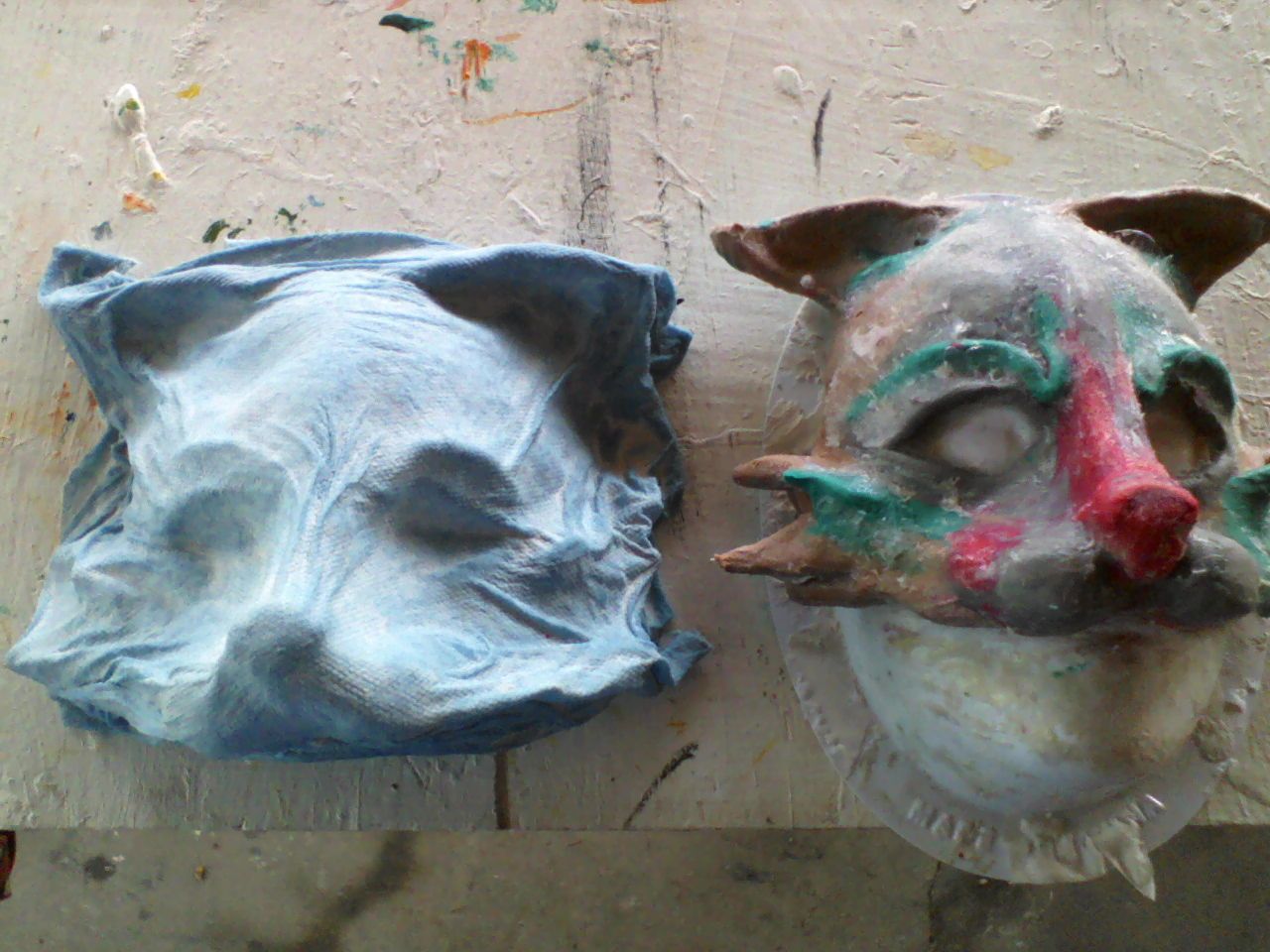 Creating Any Shape Papier Mâché Mask : 11 Steps (with Pictures ...