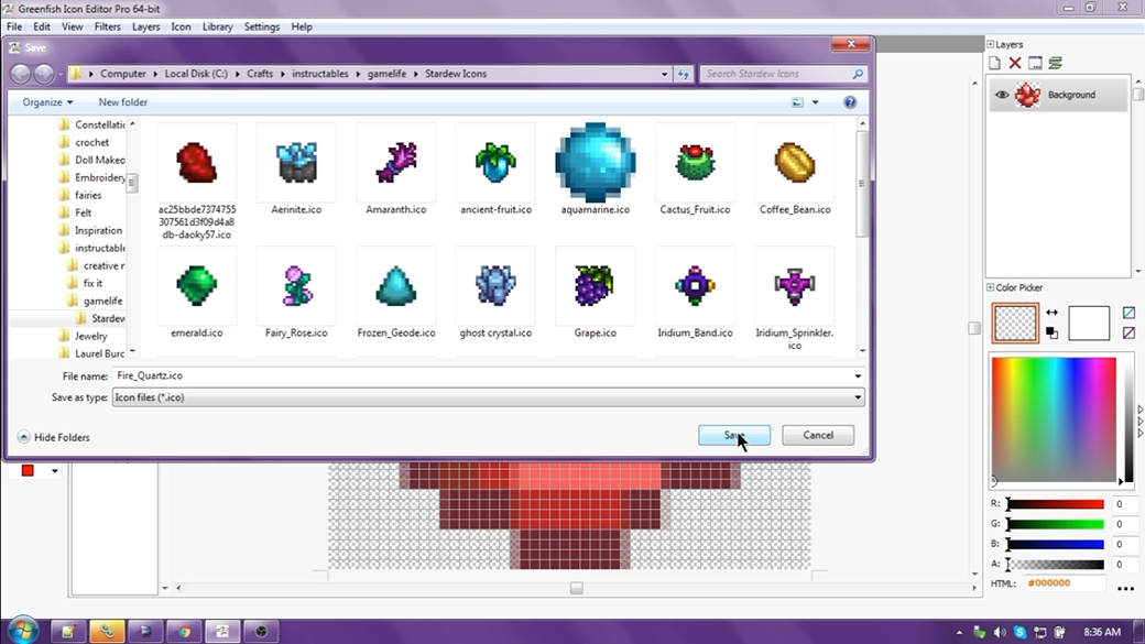 Creating Custom Windows Icons From Stardew Valley Images : 19 Steps ...